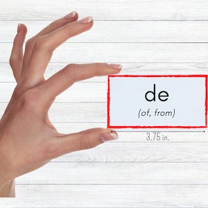 Sight Words Spanish Word Cards Sight Words Flashcards Spanish Sight ...