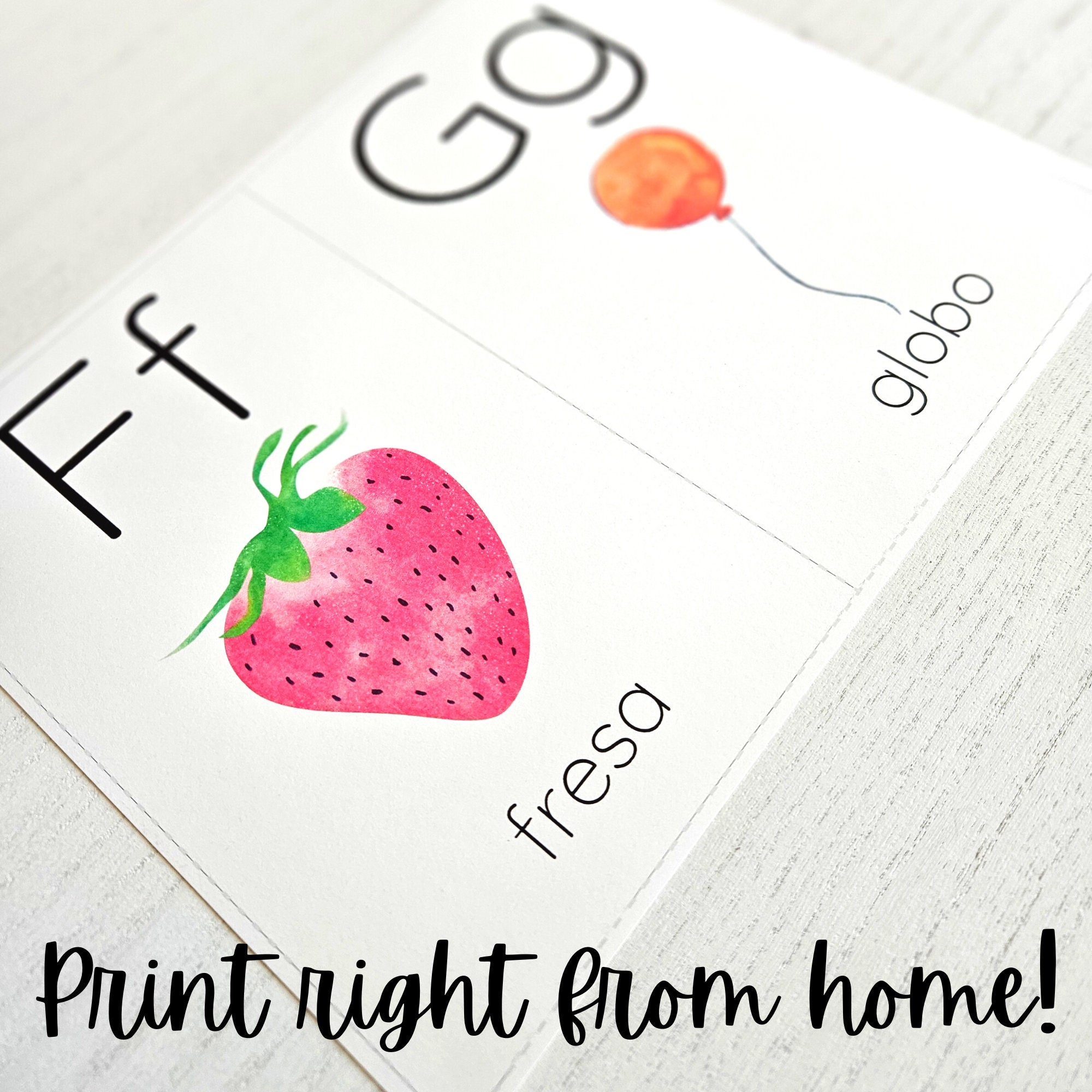 Spanish Alphabet Cards Kids Printable Educational Resources ABC Spanish ...