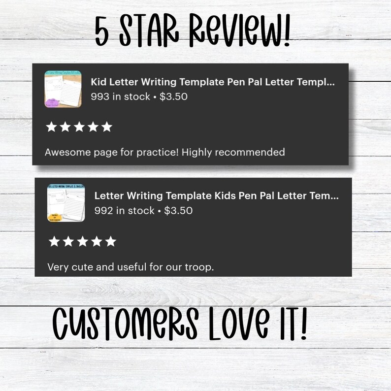 Kids Pen Pal Letter Template: Handwriting Practice Worksheet (PDF ...