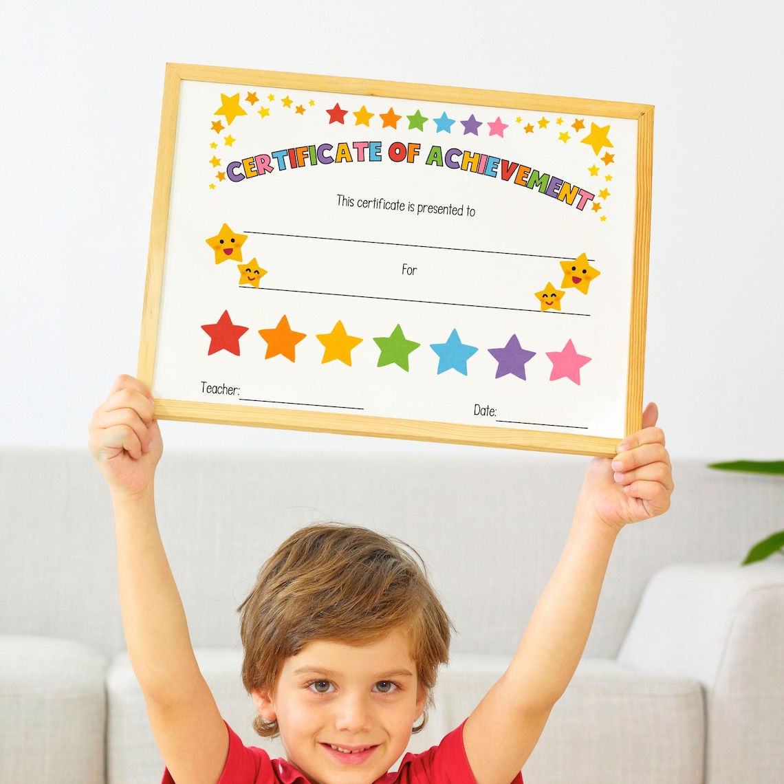 Kids Printable Award Certificate of Achievement School Award Ceremony ...