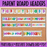Daycare Parent Board Kit | Editable Preschool Bulletin Board ...