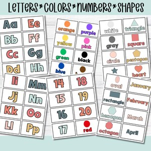 Focus Wall Preschool Circle Time Board Classroom Learning Poster ...