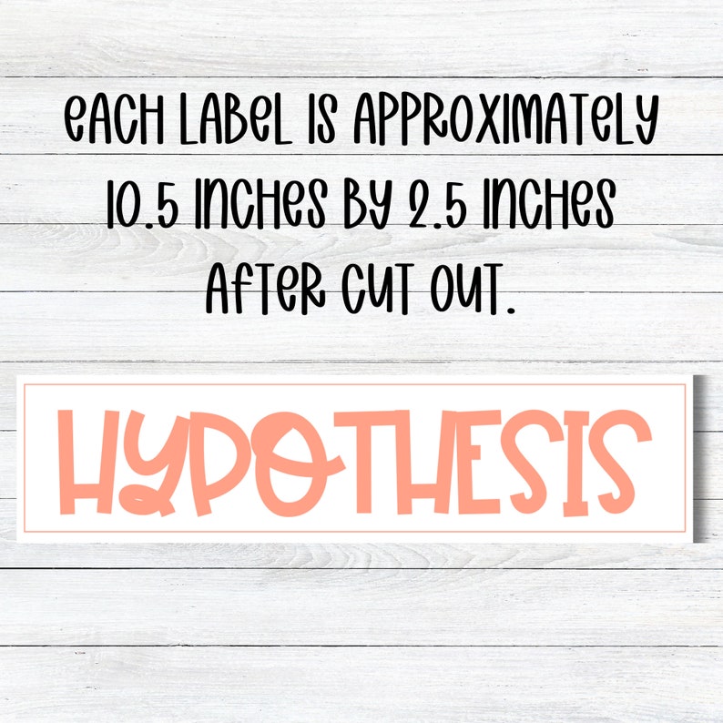 Printable Science Fair Project Labels Science Experiment Labels Science ...