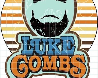 Luke Combs Sublimation | Etsy
