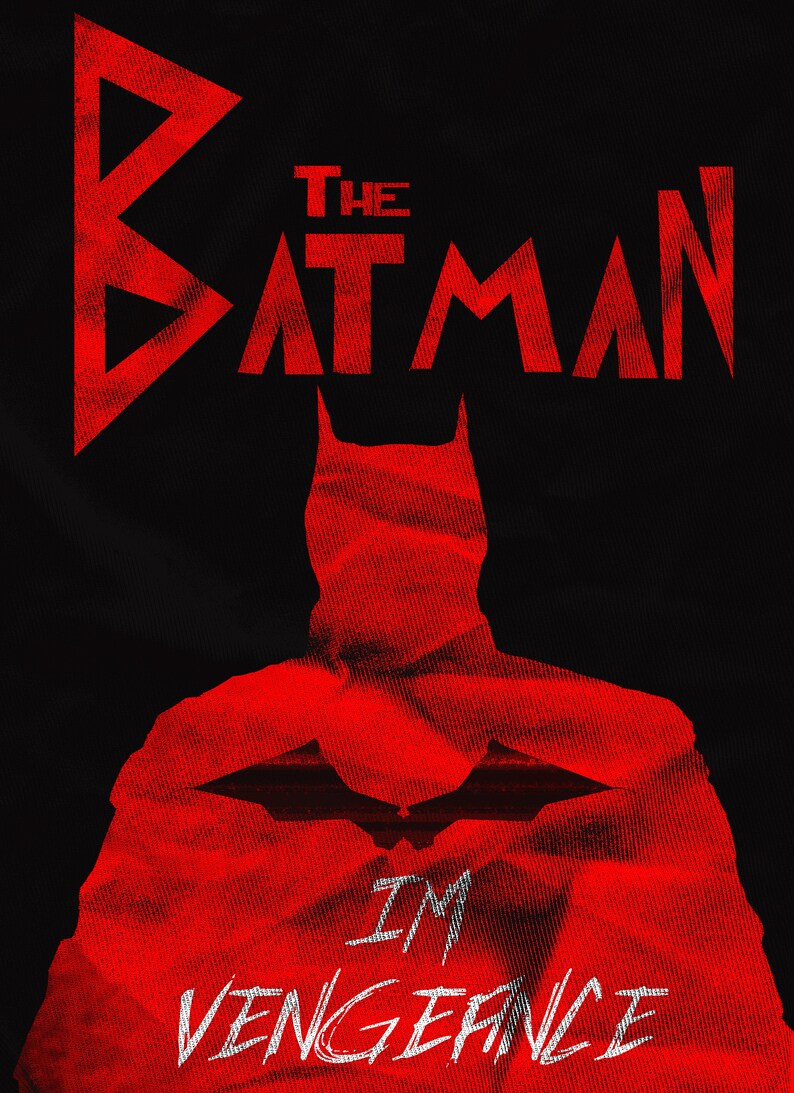 The Batman Inspired Print - Etsy