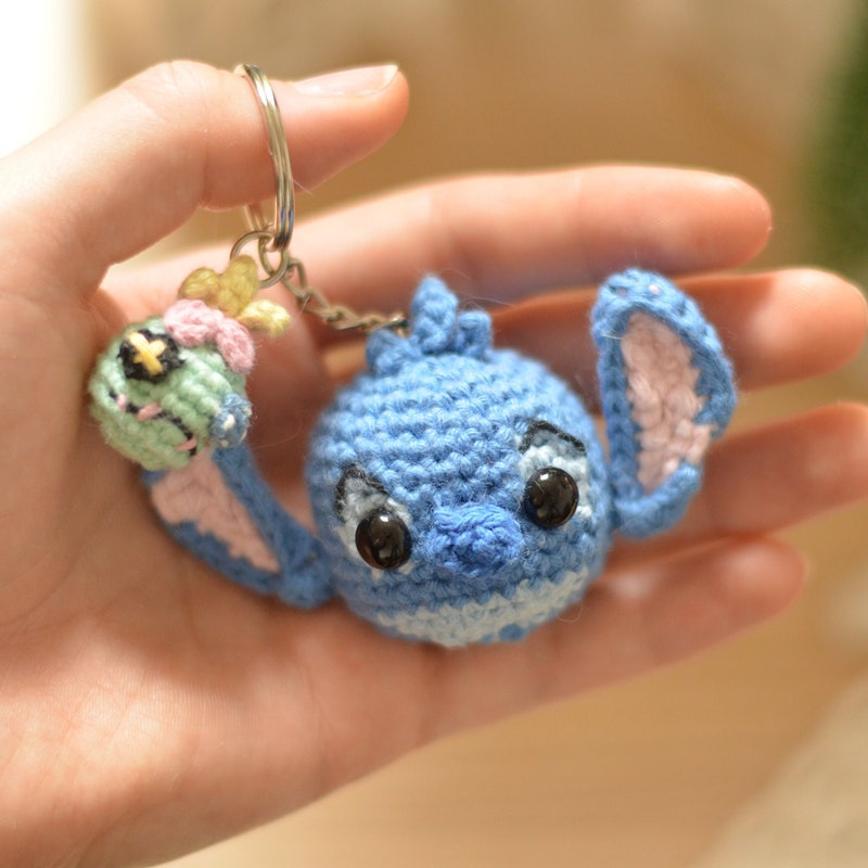 Stitch Keychain - Etsy