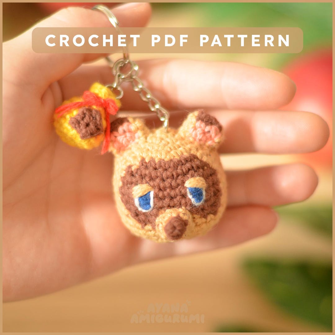 Crochet Pattern for Animal Crossing Tom Nook Racoon Tanuki Animal ...