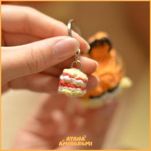 Crochet Pattern for Orange Cat and Food Lasagna Keychain Tutorial PDF ...