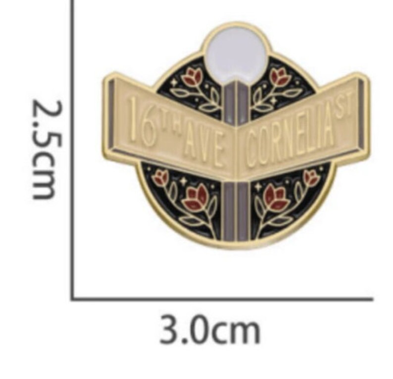 16th Ave Cornelia St Enamel Pin - Etsy