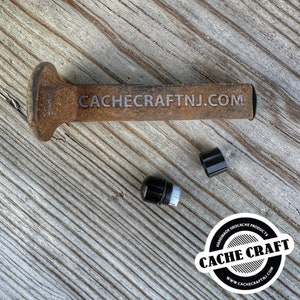 Geocache Devious Railroad Spike Container - Etsy