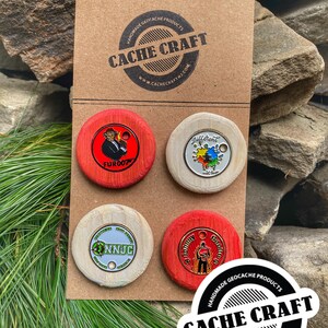 Geocaching Holidays Pathtag Fridge Magnet Set of 4 - Etsy