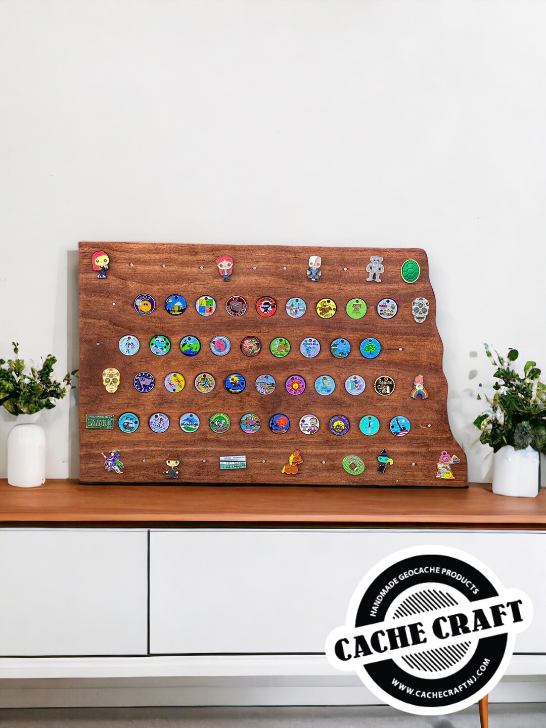 North Dakota Geocaching Pathtag Display - Etsy