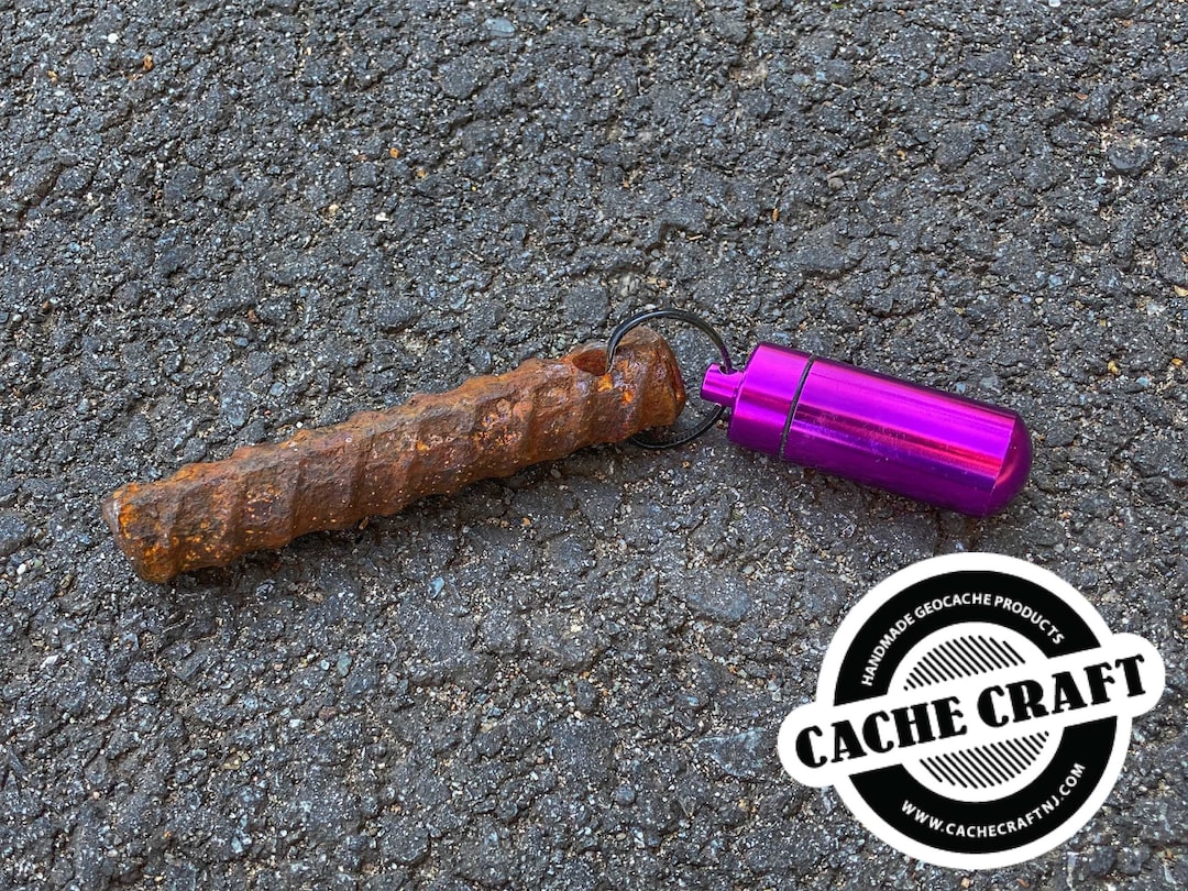 Geocache Rebar Container | Devious | Evil | Trick | Tricky | Geocaching ...