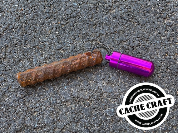 Geocache Rebar Container Devious Evil Trick Tricky - Etsy