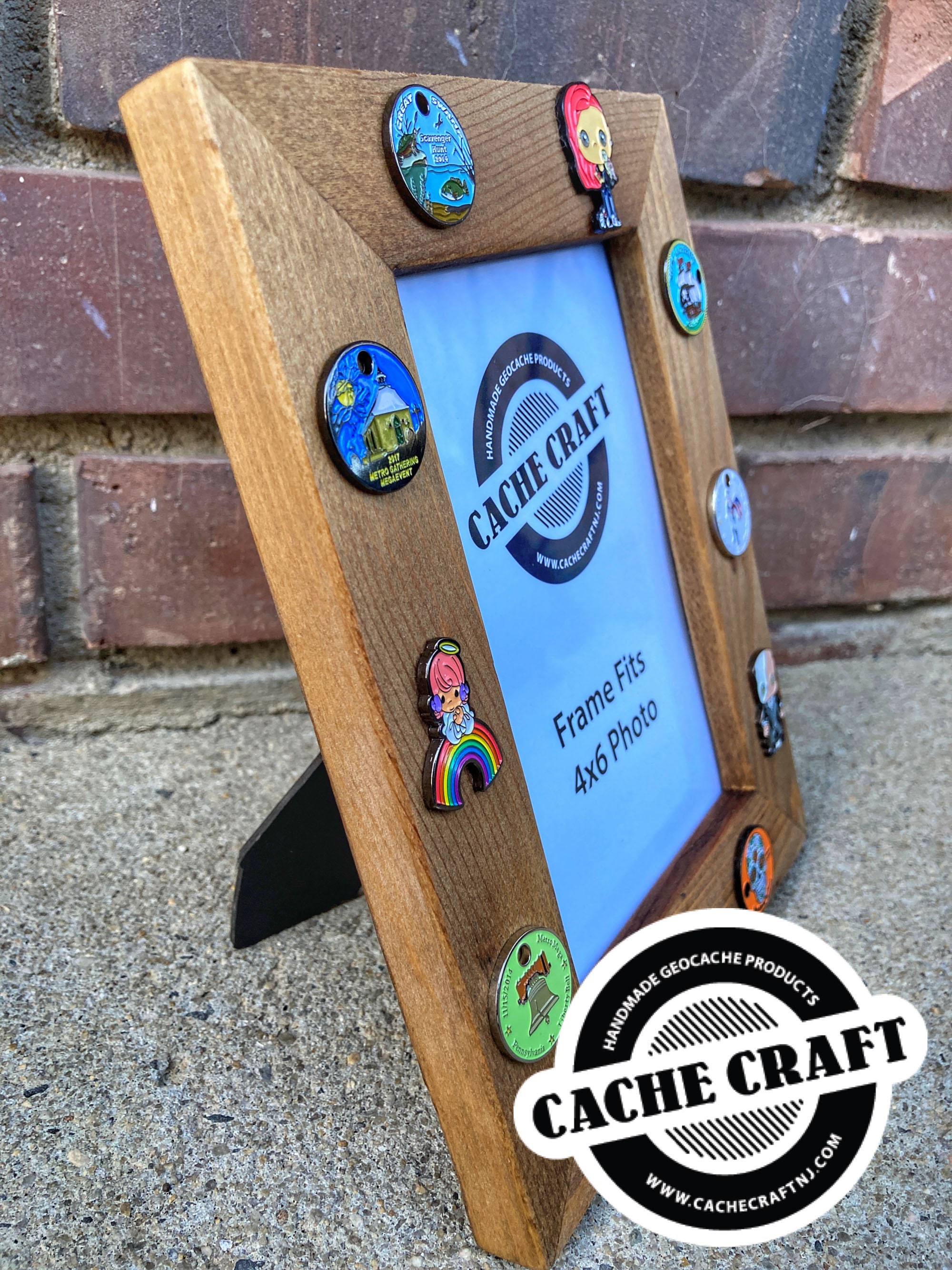 Geocaching Pathtag Photo Frame Display - Etsy