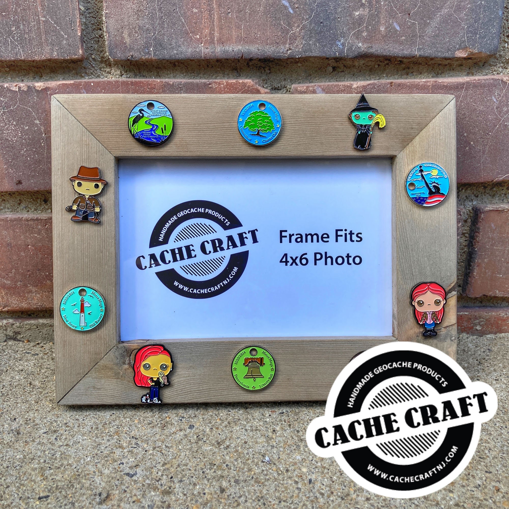 Geocaching Pathtag Photo Frame Display - Etsy
