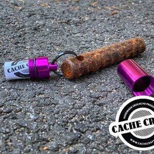 Geocache Rebar Container | Devious | Evil | Trick | Tricky | Geocaching ...