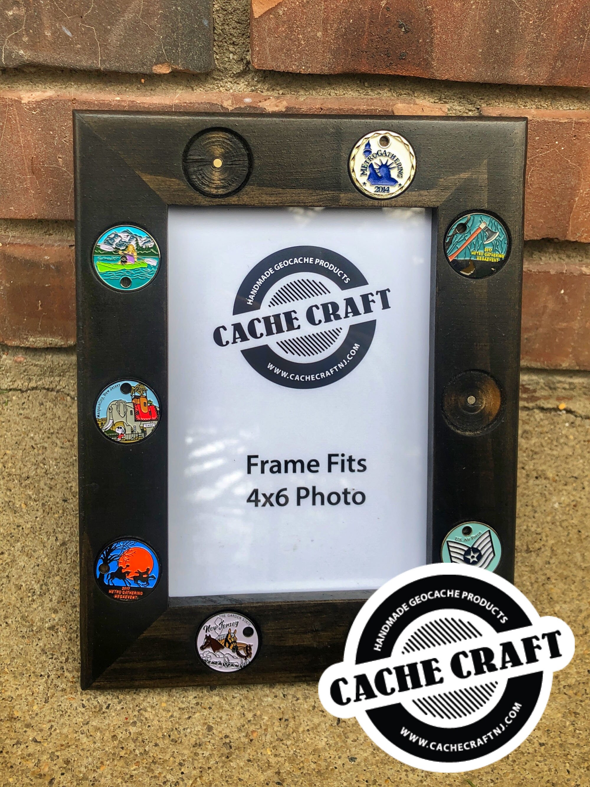 Geocaching Pathtag Photo Frame Display - Etsy