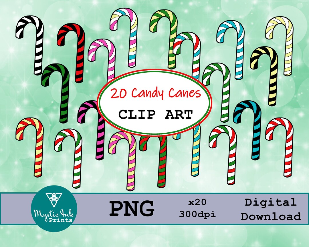 Candy Cane Png's - Commercial and Personal Use - Clipart, Clip Art ...