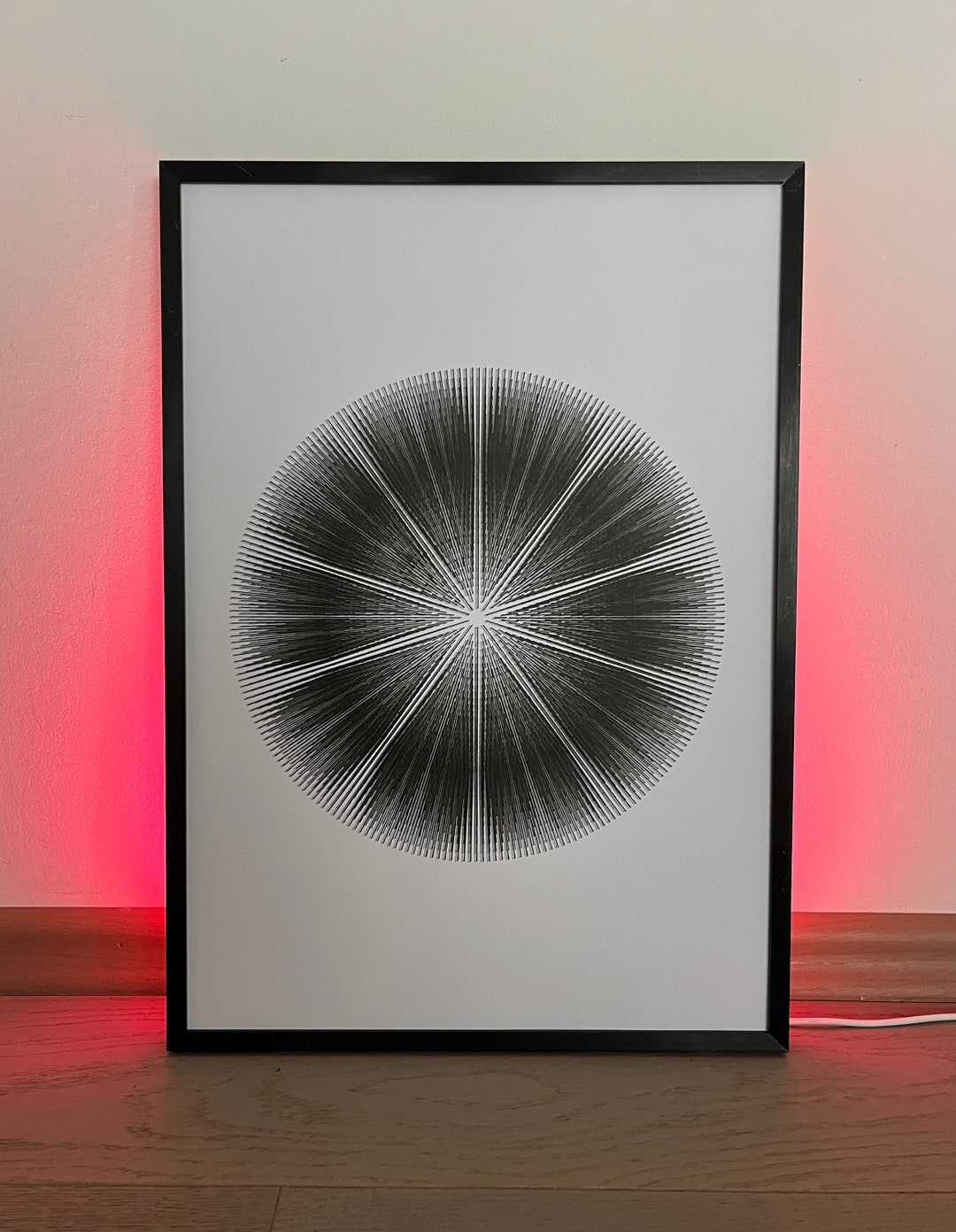 Enigmatic Sphere No.15 - Ink Drawing - Generative Art - Plotter Art - Modern Art - No Print ...