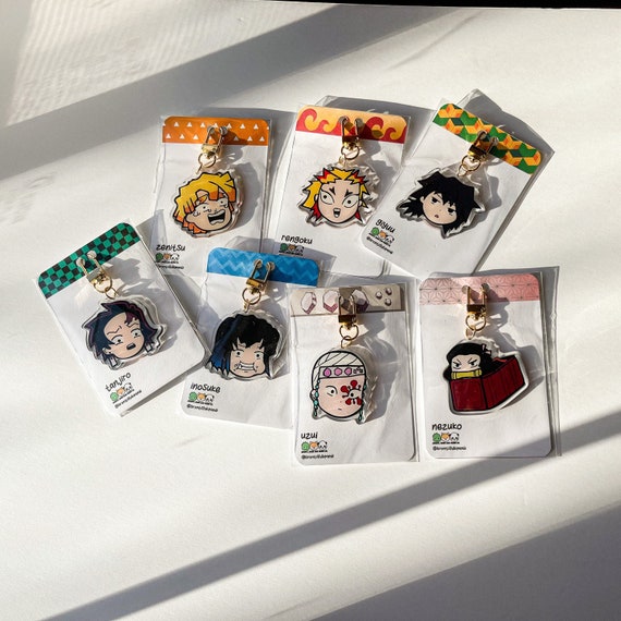 Funny Demon Anime Keychain - Etsy