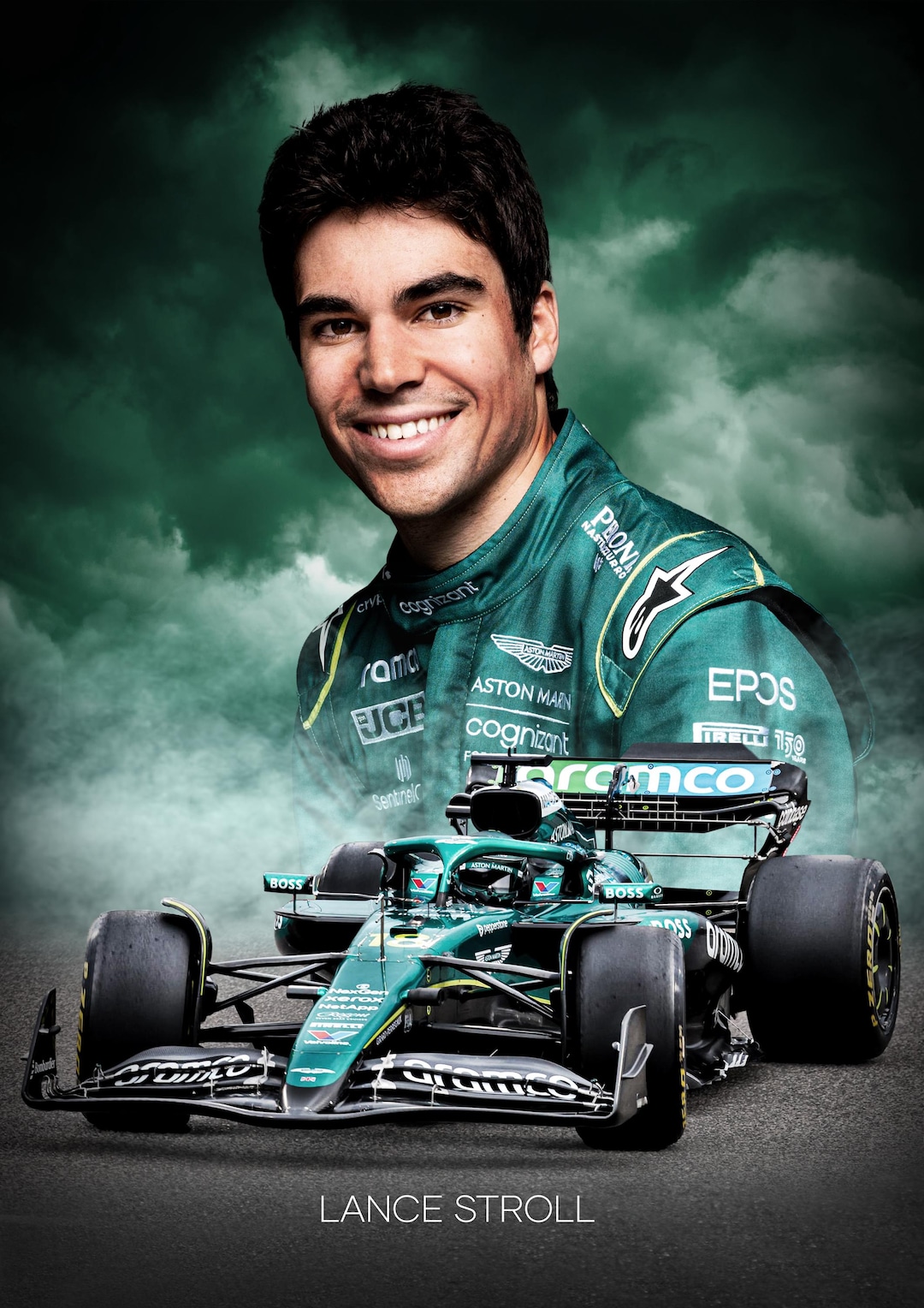 Lance Stroll F1 2025 - A4 or A3 Poster - Etsy