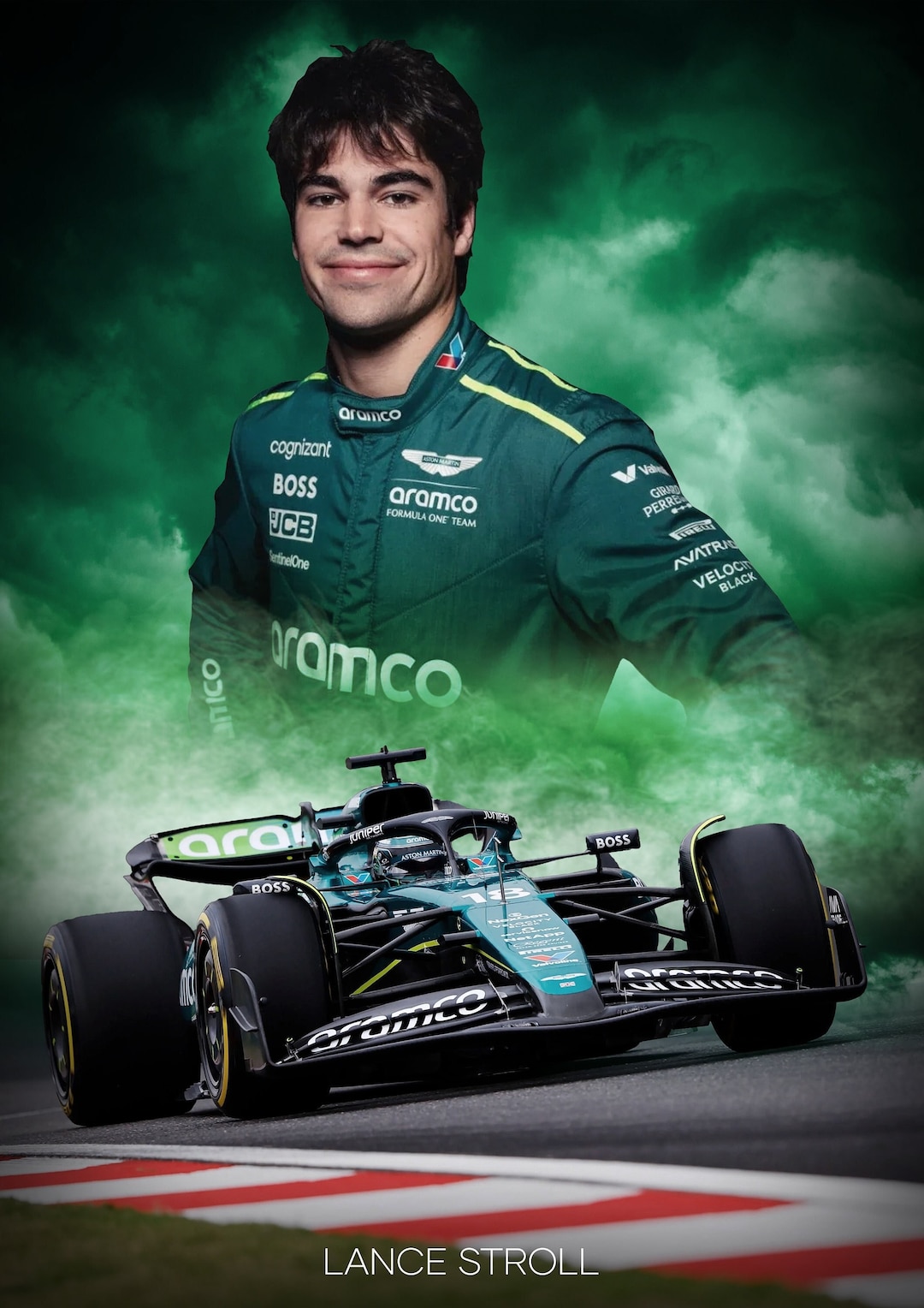 Lance Stroll F1 2024 - A4 or A3 Poster - Etsy