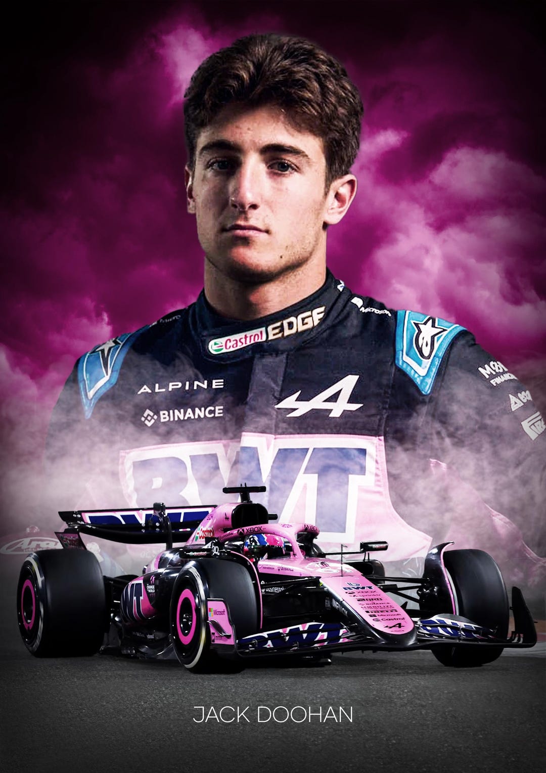 Jack Doohan F1 2025 - A4 or A3 Poster - Etsy