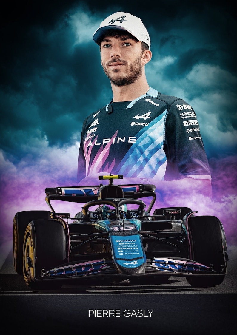 Pierre Gasly F1 2024 - A4 or A3 Poster - Etsy