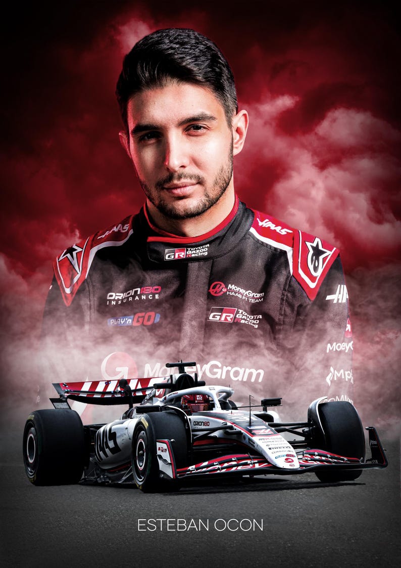 Esteban Ocon F1 2025 - A4 or A3 Poster - Etsy