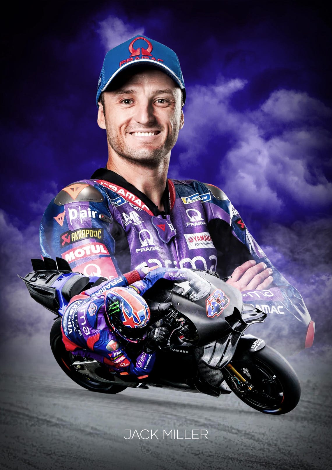 Jack Miller Motogp 2025 - A4 or A3 Poster (digital Download) - Etsy