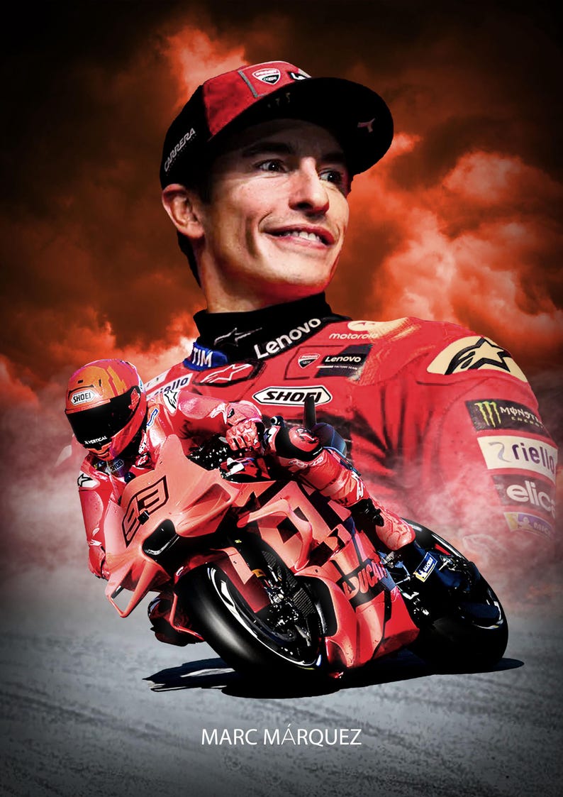 Marc Marquez Motogp 2025 - A4 or A3 Poster (digital Download) - Etsy