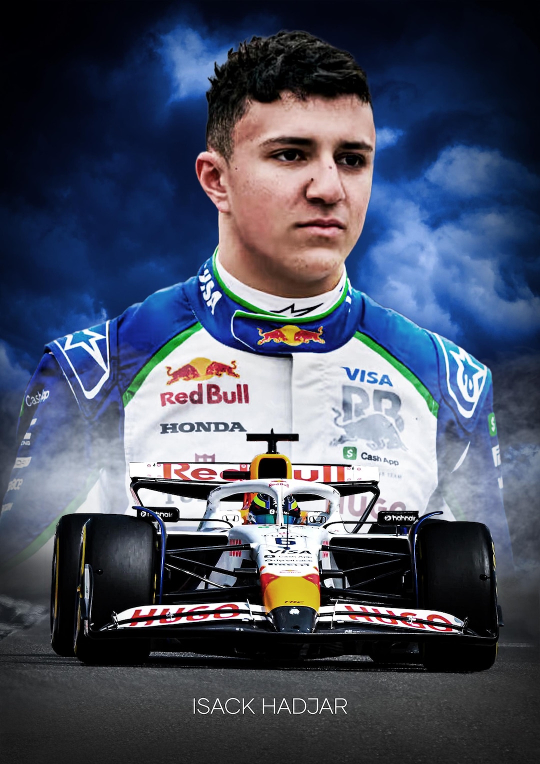 Isack Hadjar F1 2025 - A4 or A3 Poster - Etsy