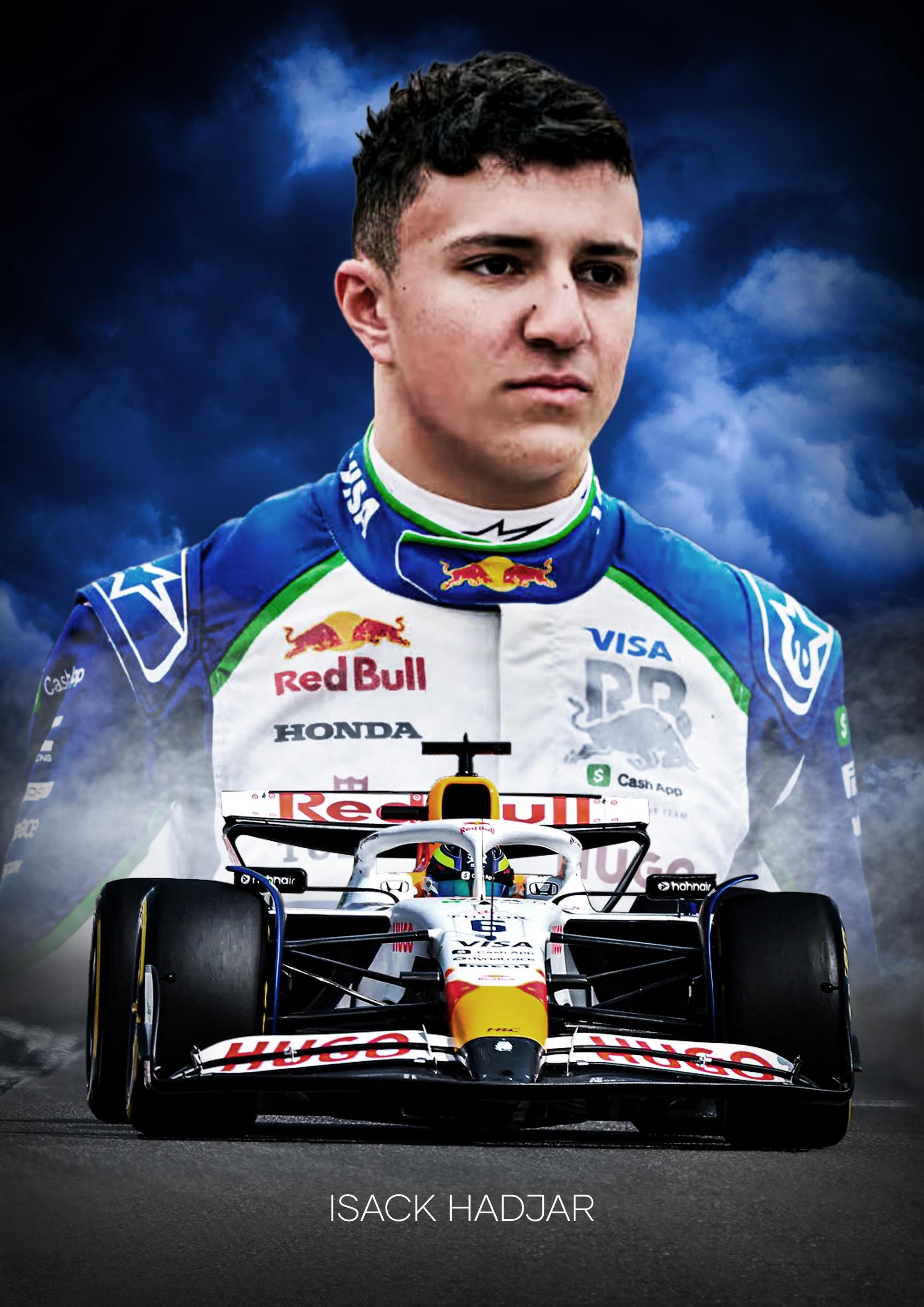 Isack Hadjar F1 2025 - A4 or A3 Poster - Etsy
