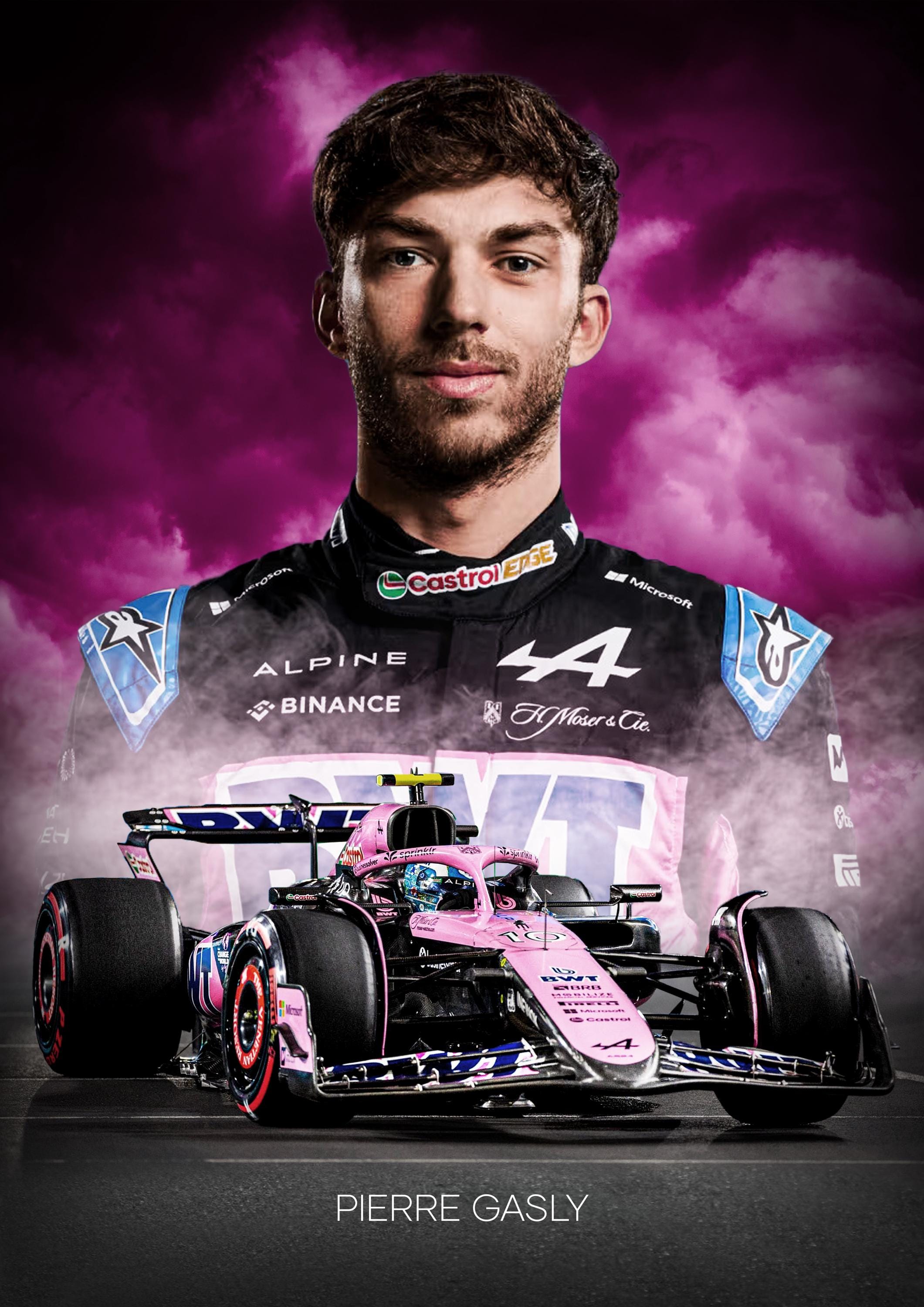Pierre Gasly F1 2025 - A4 or A3 Poster - Etsy