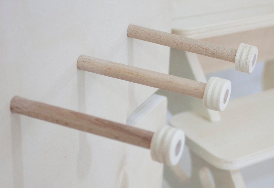 Set of 5 Pegs, Wooden Shelf, Tiered Display, Retail Display ...