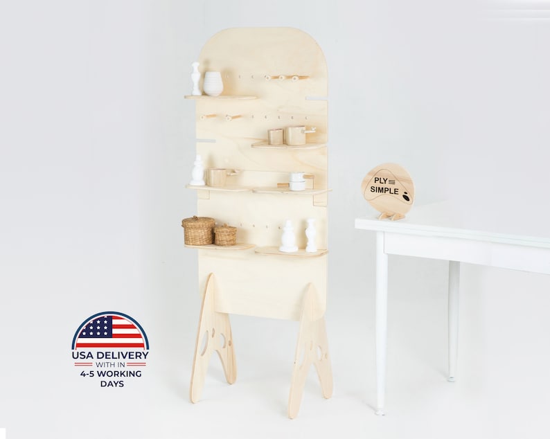 Pebble Maxi 2 wooden Shelf Tiered Display Retail Display - Etsy