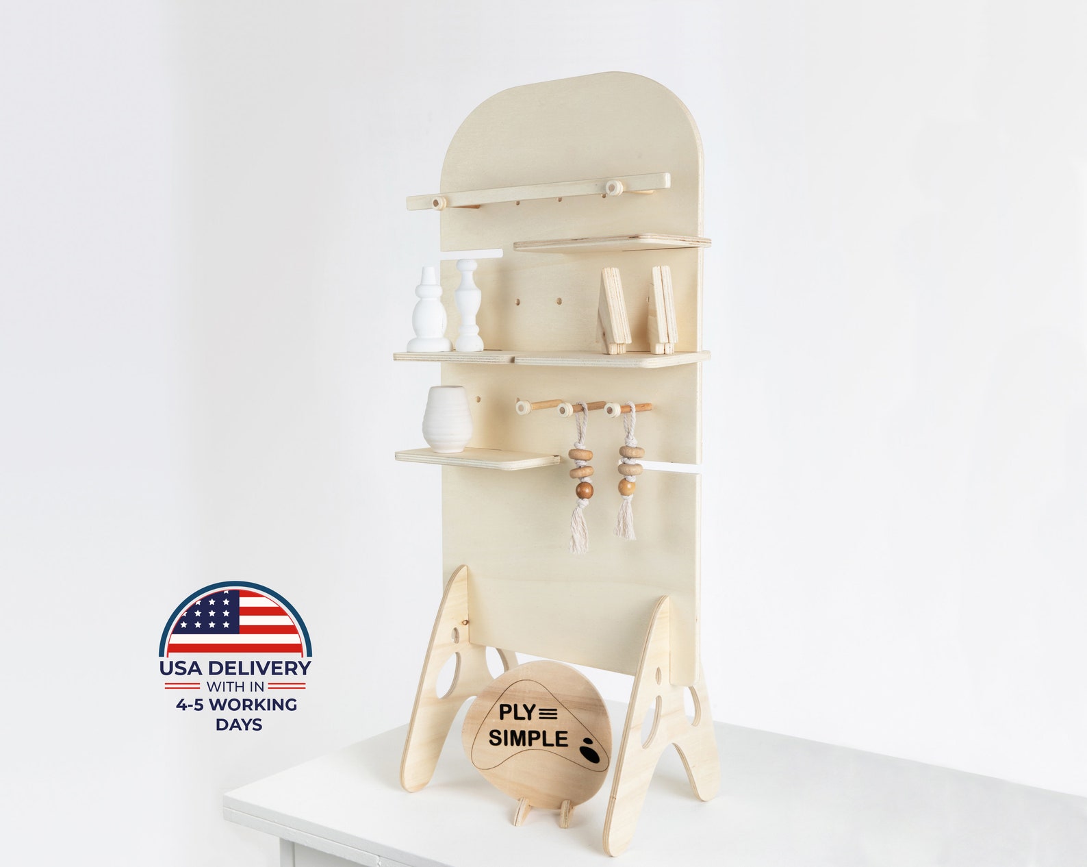 Pebble Mini 2/wooden Shelf Tiered Display Retail Display - Etsy