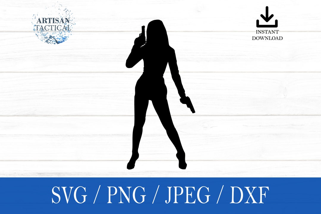 Girl Shooter Svg, Guns SVG, Handgun Svg, Png, Dxf, Jpeg, Digital ...