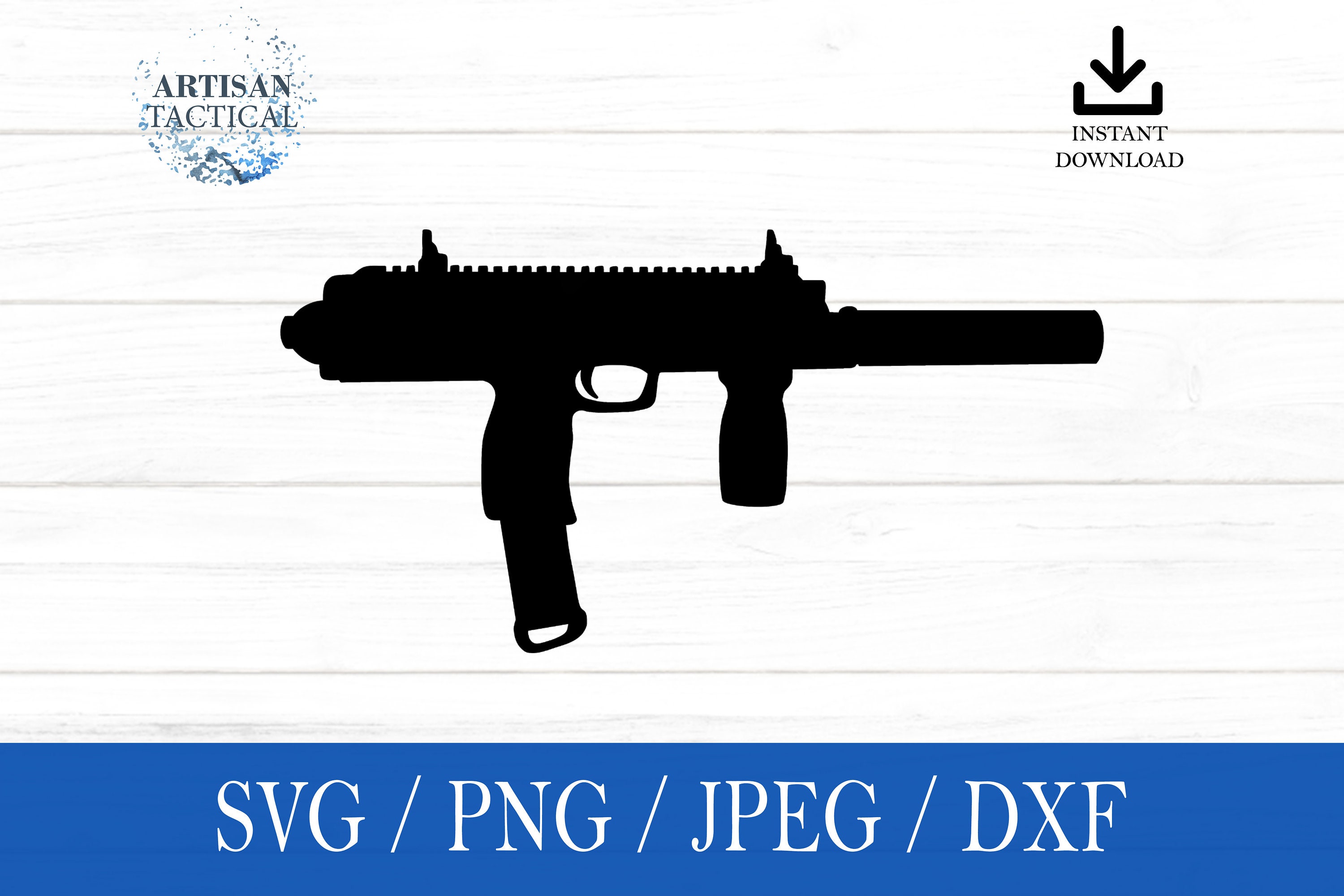 Mp7 Svg Gun SVG Rifle Svg Png Dxf Jpeg Digital Download - Etsy