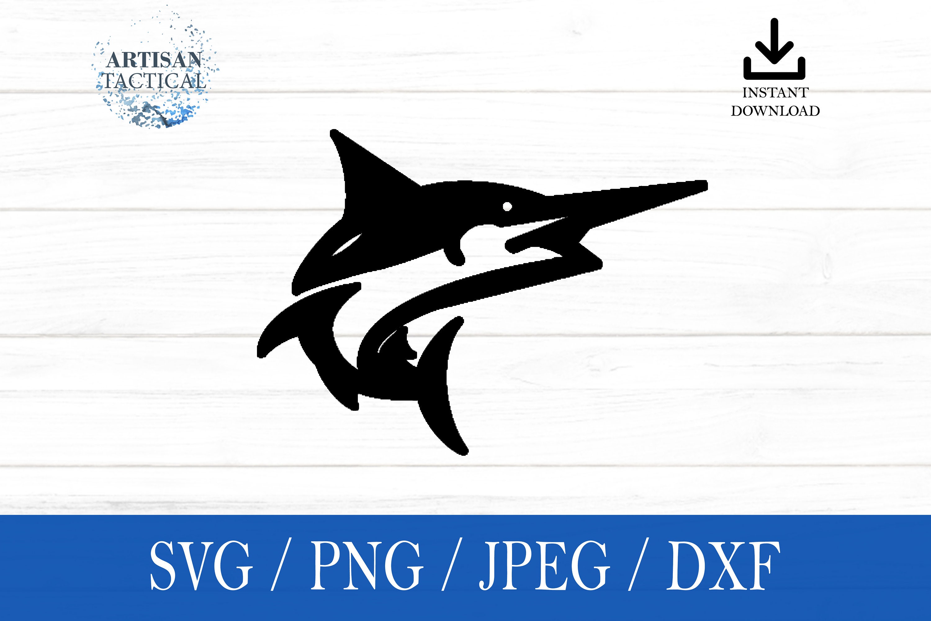 Swordfish Svg Fishing SVG Fish Svg Png Dxf Jpeg Digital - Etsy