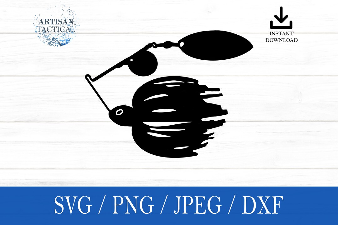 Fishing Lure Svg, Fishing SVG, Spinner Bait Svg, Png, Dxf, Jpeg ...