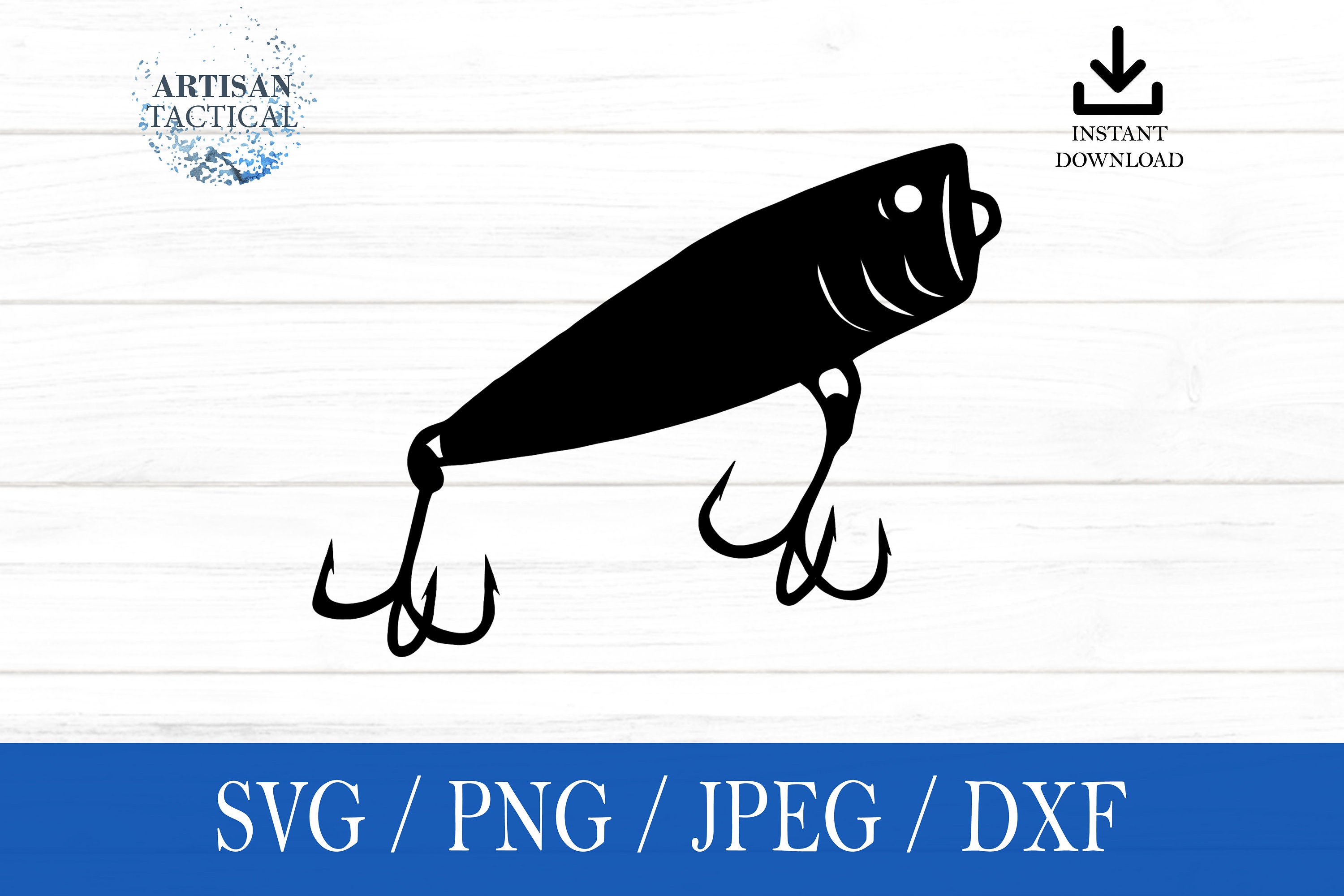 Fishing Lure Svg Fishing SVG Fish Svg Png Dxf Jpeg - Etsy