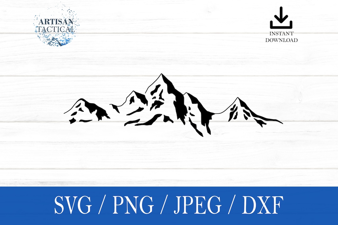 Berge SVG, Wandern SVG, Reise SVG, png, dxf, jpeg, digitaler Download ...