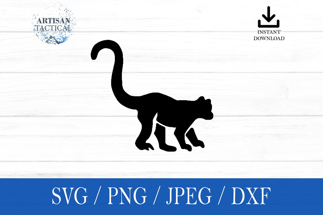Lemur Svg, Animal SVG, Zoo Svg, Svg, Png, Dxf, Jpeg, Digital Download ...