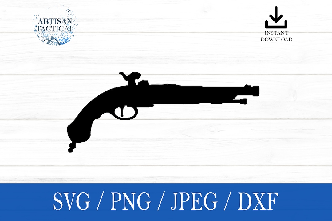 Flintlock Svg, Gun SVG, Pirate Svg, Png, Dxf, Jpeg, Digital Download ...