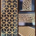 Art Deco Trellis Radiator Cabinet Screen Decorative Square MDF Panel ...