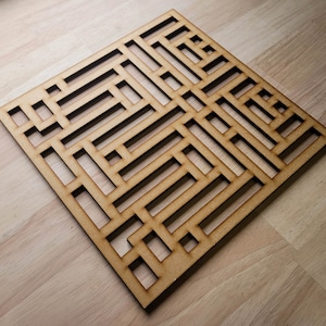 Art Deco Grille Radiator Cabinet Screen Decorative Square MDF Panel ...