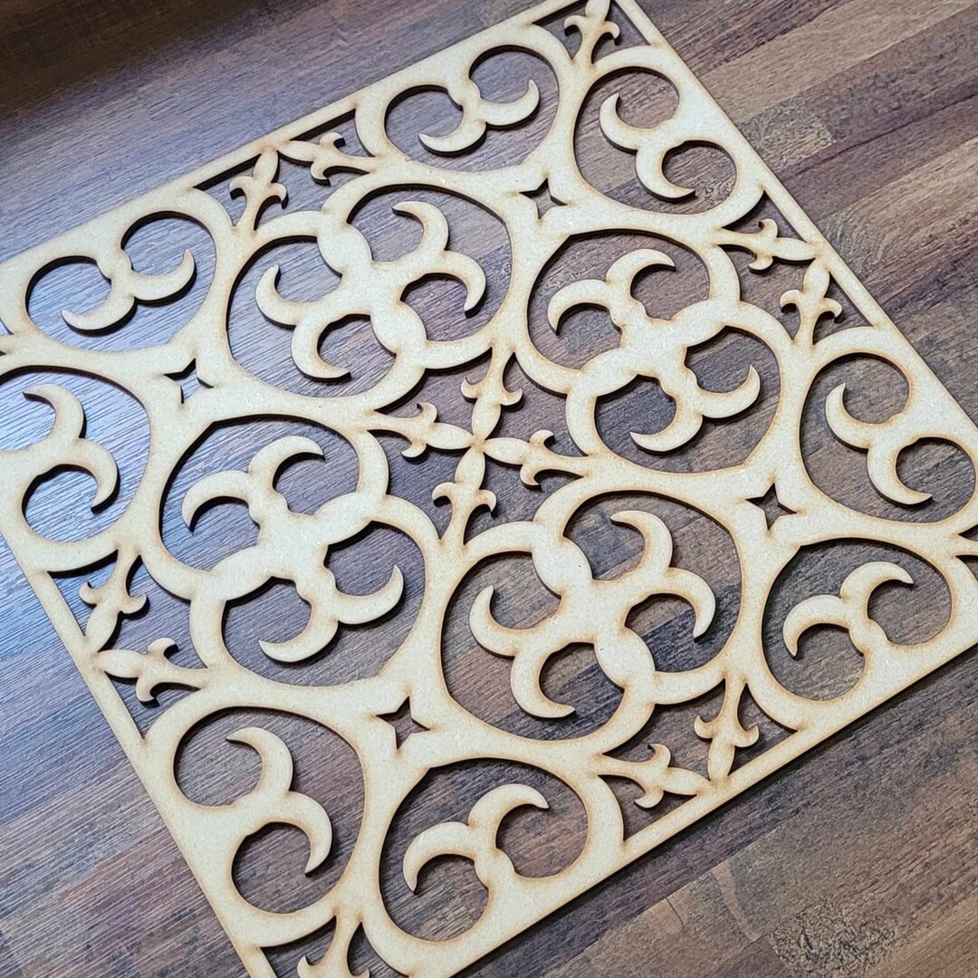 Georgian Style MDF Radiator Cabinet Screen: Laser Cut Decorative Panel ...