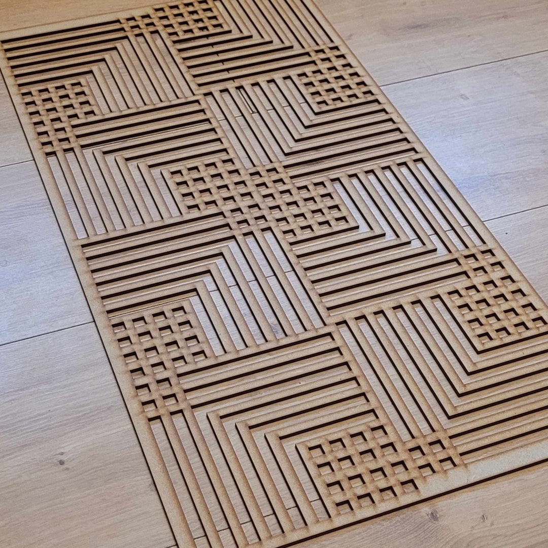 Herringbone Tile Radiator Screen: Laser-cut MDF Panel, Wall Art Decor ...